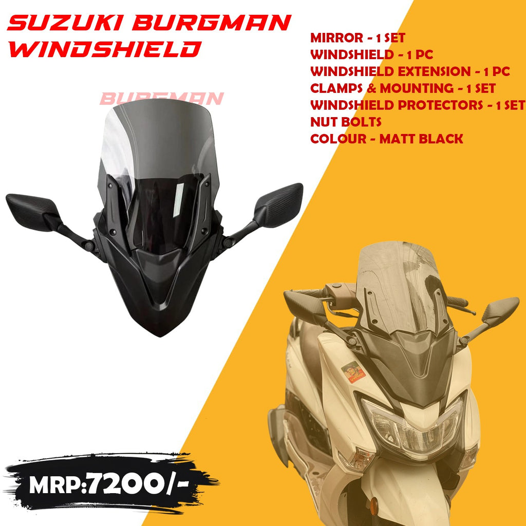 Suzuki Burgman Forza Kit with Mirrors – Sans Classic Parts