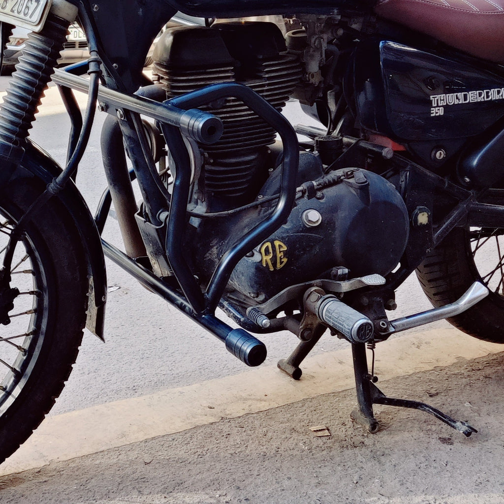 Double Slider Crash Guard For Royal Enfield Classic 350/Thunderbird ...