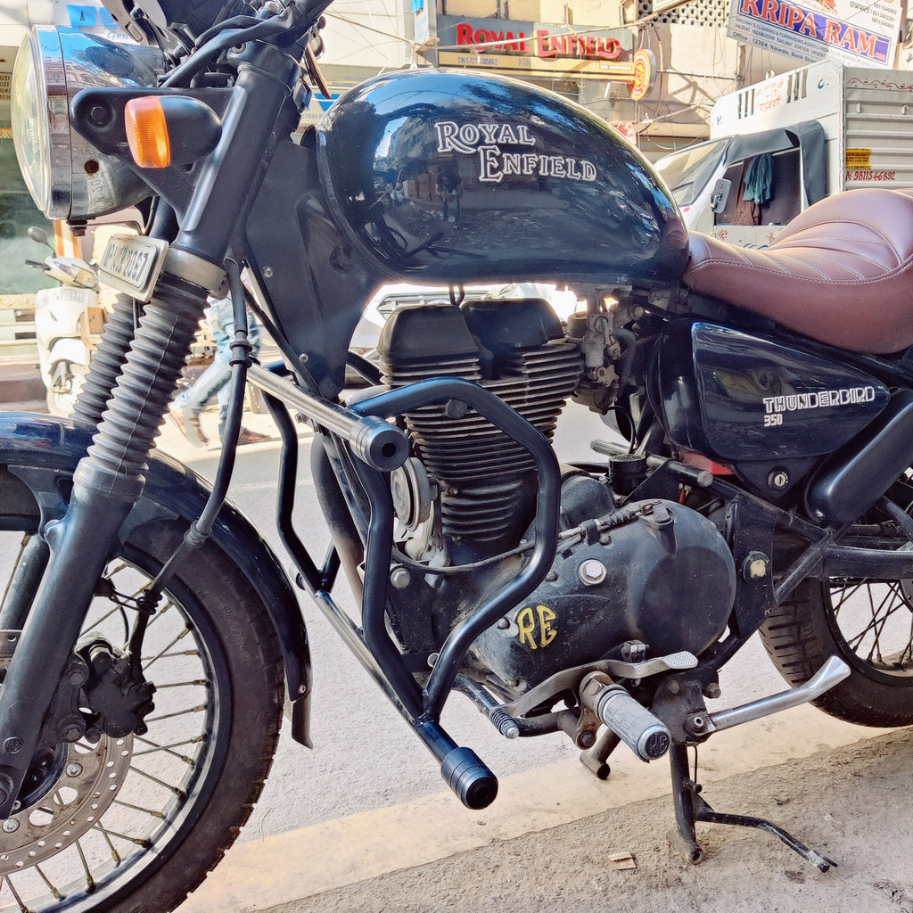 Double Slider Crash Guard For Royal Enfield Classic 350, Classic 500 ...