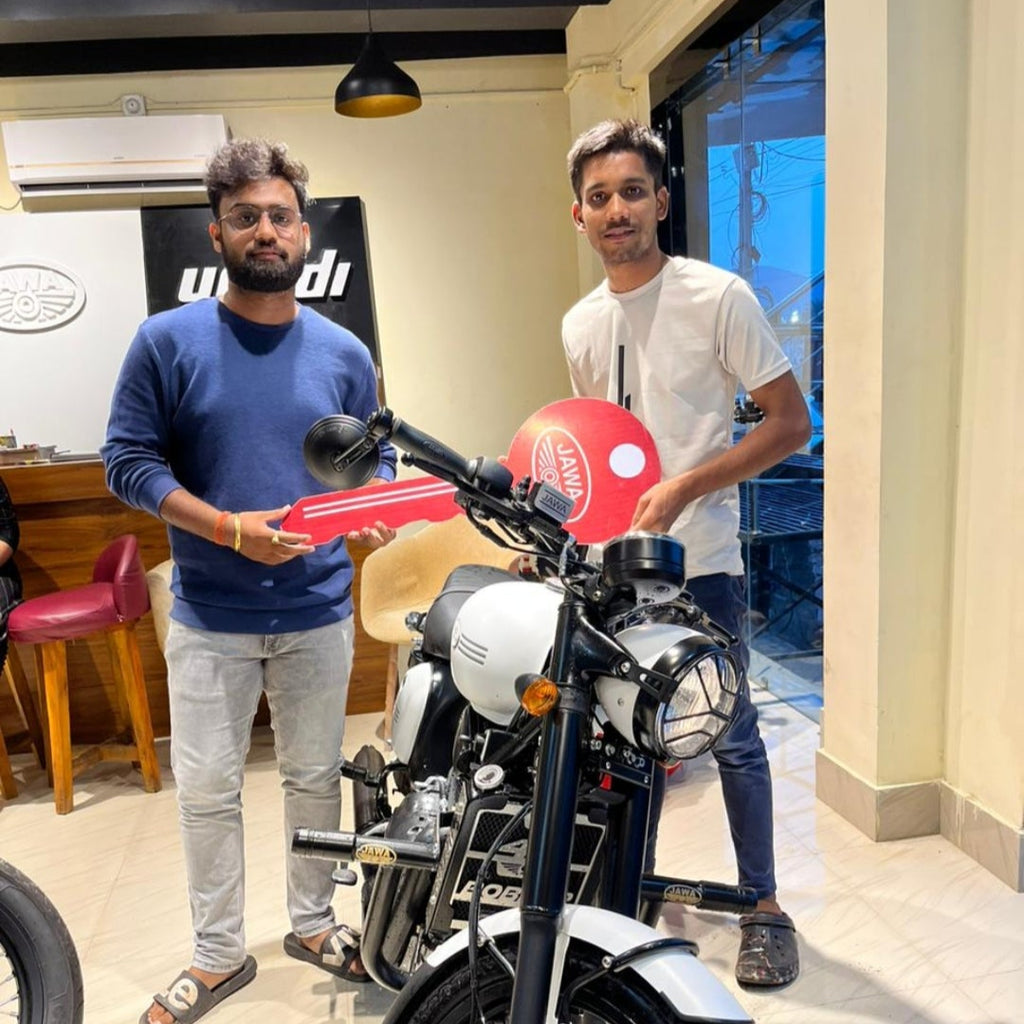 Single Rod 1.25 inch leg guard/Crash Guard for All Jawa Models and Bob ...