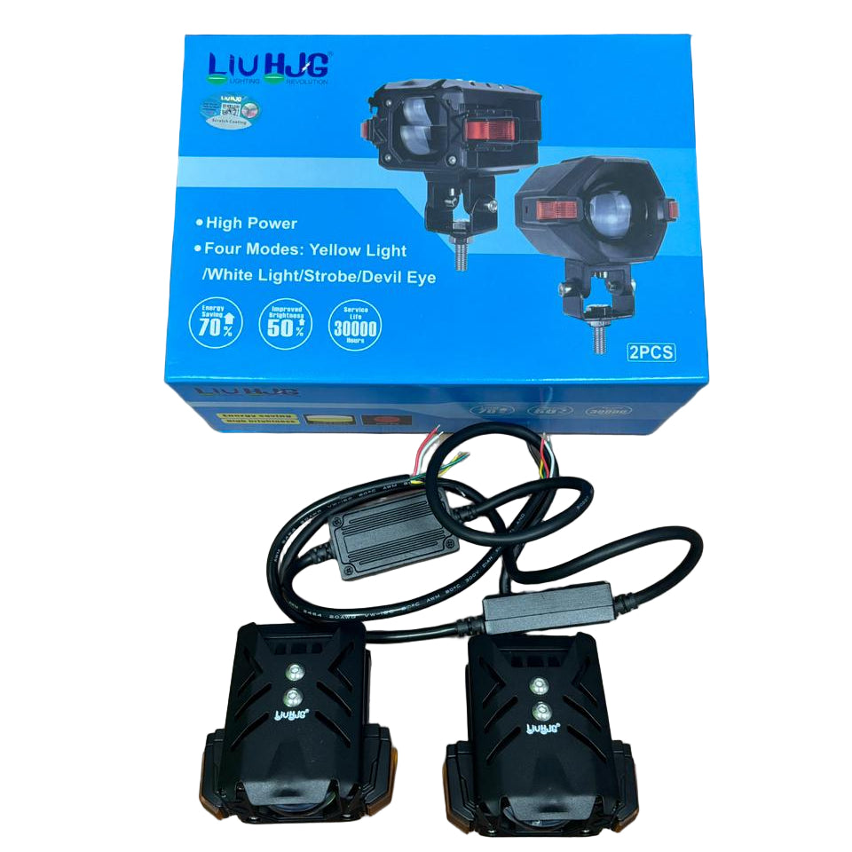 HJG NightBreaker Gorilla Dual Projector Lens Foglight 120W Dual Lens P ...