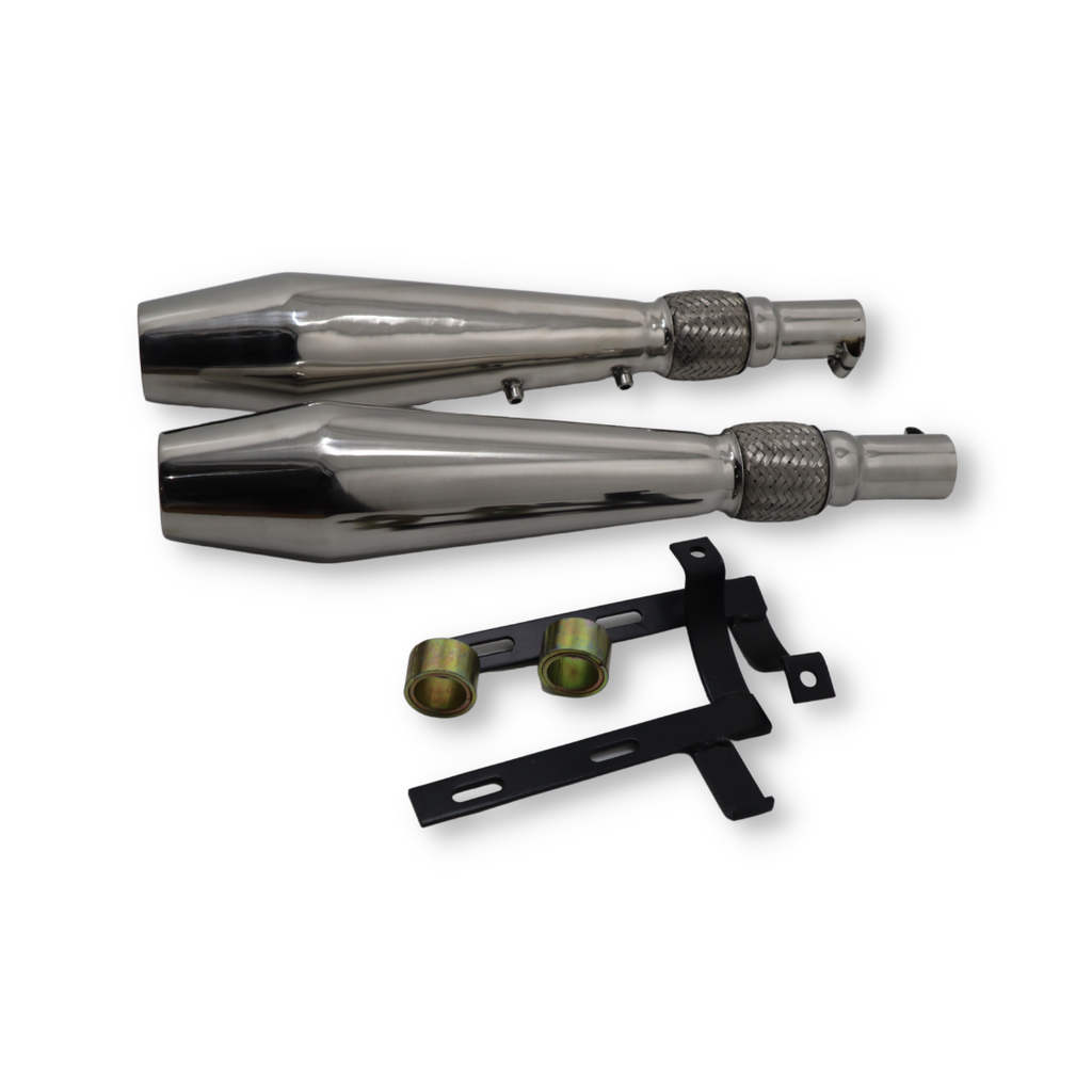 Cruiser with DB killer Exhaust for All Jawa Models,All Yezdi Motorcycl ...