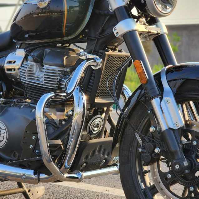 Super Meteor 650 Engine Guard/Crash Guard – Sans Classic Parts