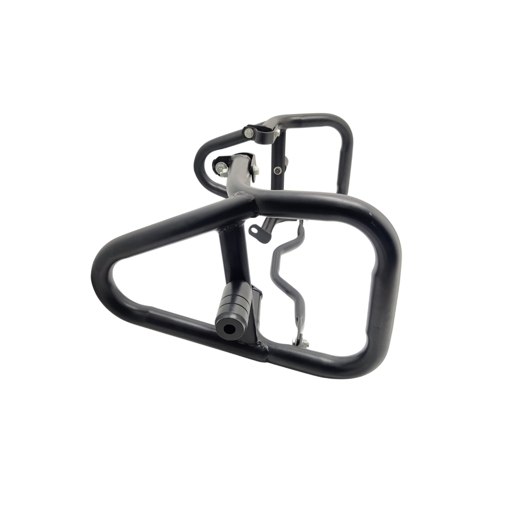 Cross Crash Guard with Delrin Sliders(Round) for Jawa 42, Jawa Perak ...