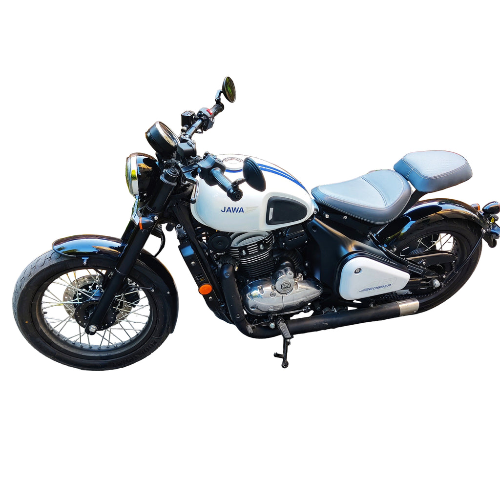 Premium Jawa 42 Bobber Custom Dual Seat - 120kg Load Capacity – Sans ...